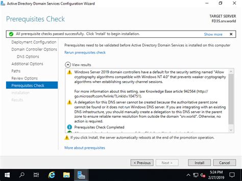 Windows Server 2019 Active Directory Configure Dc Server World