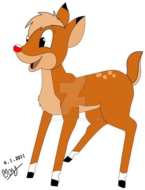 Rudolph The Red Nosed Reindeer By Bambi1128 On Deviantart