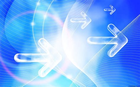 Crystal Arrow PowerPoint Free PPT Background