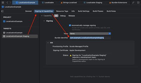 Xcode Localization Approaches To Have Different Localisations For