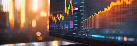 Premium Photo A Computer Screen Displaying A Detailed Financial Chart With Graphs And Data For