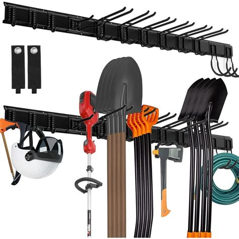 Bike Hooks For Garage Sinoer 80 Inch Wall Mount Garage Organizer Tool