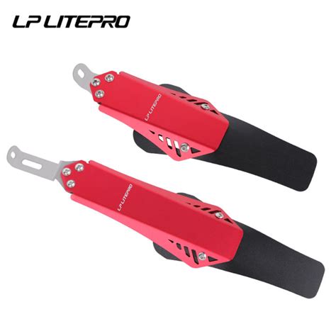 Lp Litepro Chắn Bùn Bánh Trước Sau Xe Đạp Gấp Gọn Chắn Bùn Xe Đạp Gấp Gọn Bằng Hợp Kim Nhôm Siêu