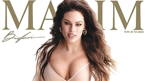 Maxim Breaks Beauty Mold With Plus Sized Bombshell Ashley Graham As