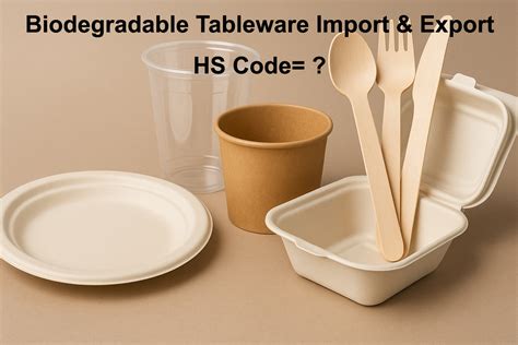 The Definitive Hs Codes For Biodegradable Tableware 2025 2026 Exporter