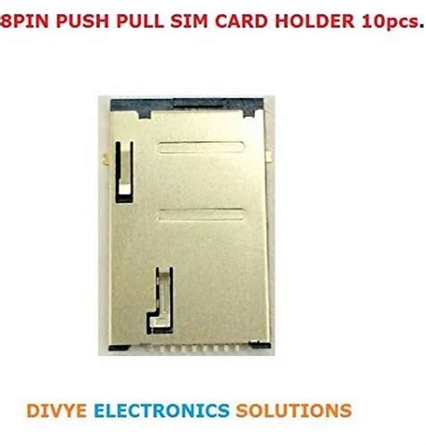 8 Pin Push Pull Type Sim Card Socket At 28 Connector In New Delhi ID 20912664055