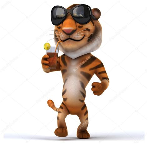 Funny Tiger Cartoon