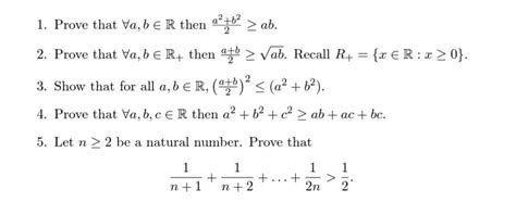 Solved Prove That A BR Then A B Ab Prove That Chegg