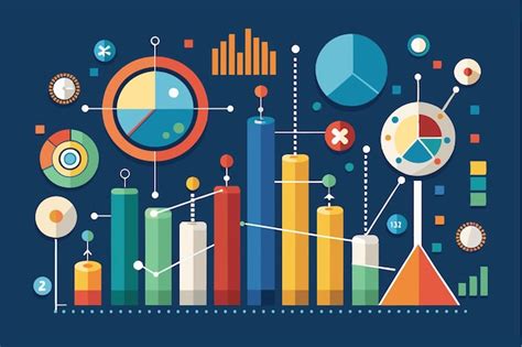 A Vibrant Illustration Featuring A Variety Of Colorful Data