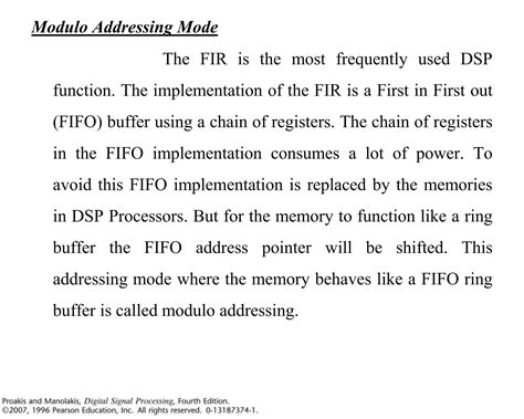Introduction To DSP Processors UNIT 6 PPTX