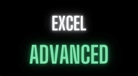 Excel Advanced Online Course