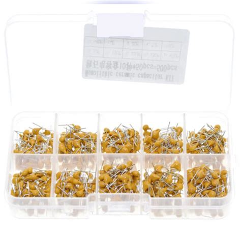 Ceramic Capacitor Kit 0 1 10uf 500 Pcs Makers Electronics