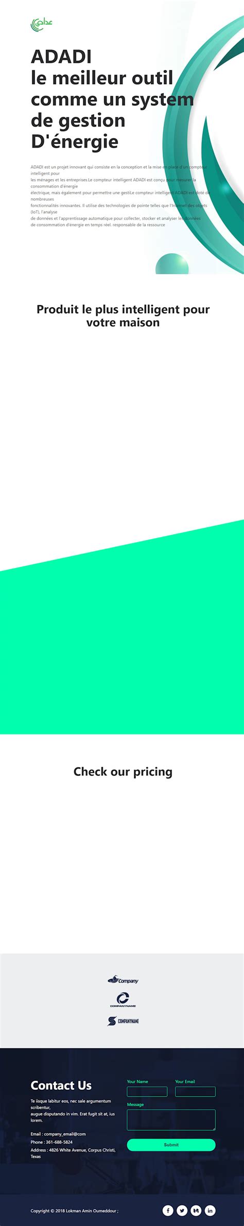Develope Frontend Web Site Using Html And Css By Lokmanoumedd237 Fiverr