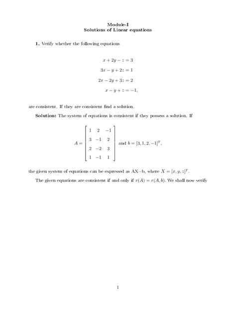 m ii module i pdf eigenvalues and eigenvectors applied mathematics
