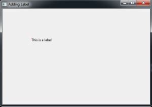 Python GUI Creating Label In WxPython Codeloop