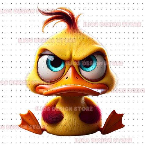 Grumpy Cute Animals Clipart 26 Moody Mad Pouty Sassy Cranky