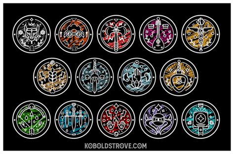 Art Oc Some New Class Emblems I Designed What Do You Think Of Them