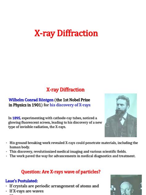 Module 2 X Ray Diffraction Uploaded Pdf X Ray Diffraction