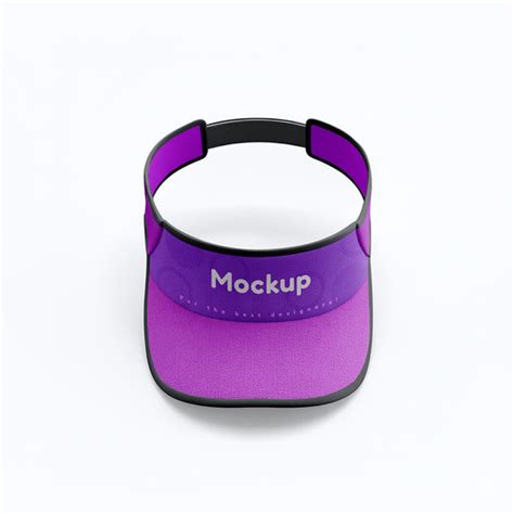 4k Psd Mockup Of Sports Visor Casal Mockup