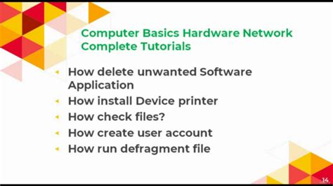 Learn Computer Basics Hardware Network Complete Tutorials Coupon