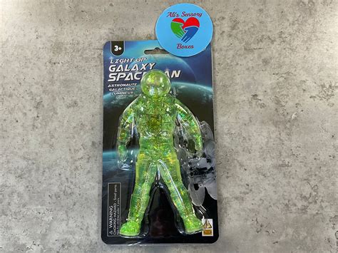 Light Up Sugar Squishy Spaceman Alissensoryboxes