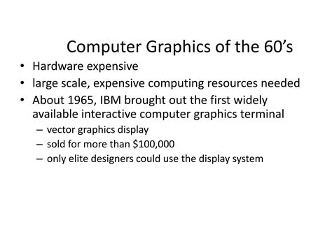 History Of Computer Graphics Pptx