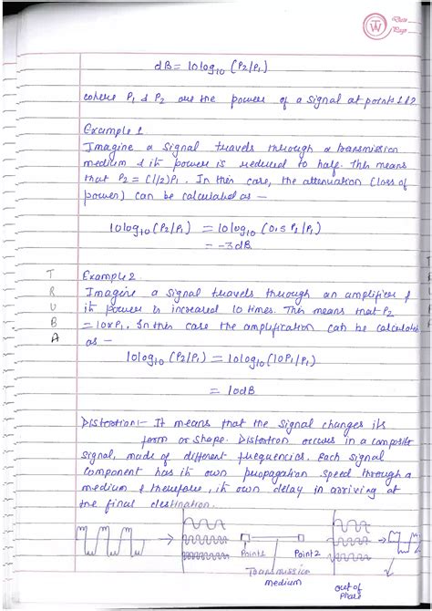 Computer Network Notes Handwritten Unit 1 Pdf