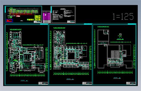 机场酒店消防自动报警设计图纸 Autocad 2000 模型图纸下载 懒石网