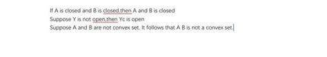 Solved If A Is Closed And B Is Closed Then A And B Is Closed Chegg Com