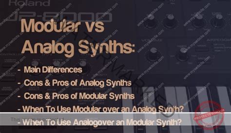 Modular Synth Vs Analog Synth What S The Difference