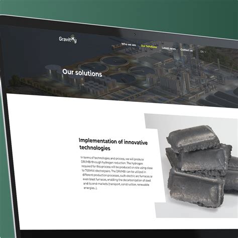 Gravithy Decarbonization Website Smultron Web Development