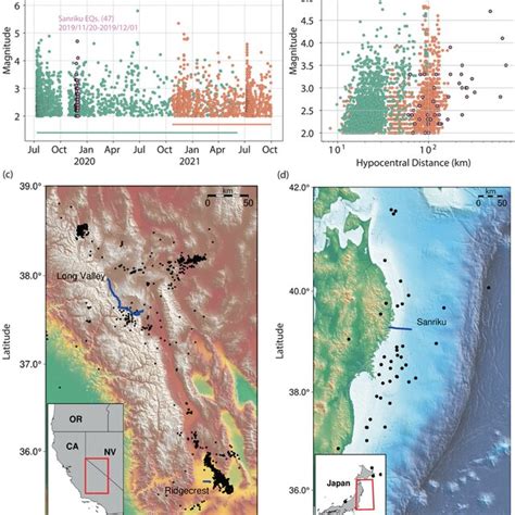 A Temporal Distribution Of Earthquake Magnitude From The Three