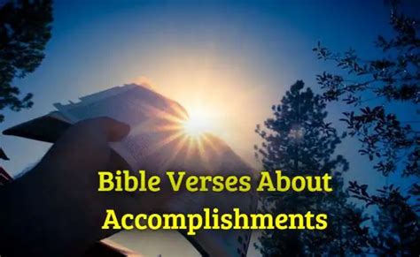 [best] 40 Bible Verses About Accomplishments Kjv