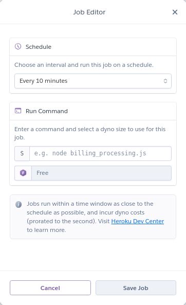 Develop A Clock And Workers In Nodejs On Heroku Stack Overflow