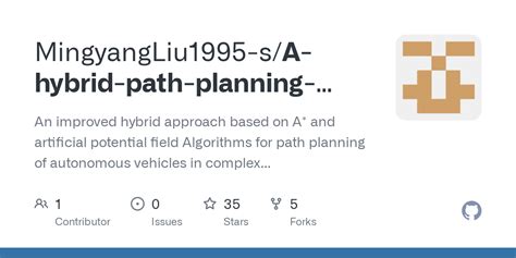 Github Mingyangliu S A Hybrid Path Planning Algorithm Based On Apf And Astar An Improved