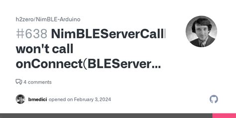 Nimbleservercallbacks Wont Call Onconnectbleserver Nimbleconninfo