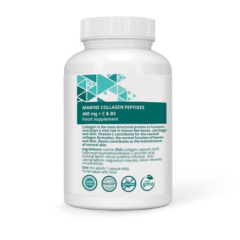 Marine Collagen Peptides C And B3 Capsules Stivits