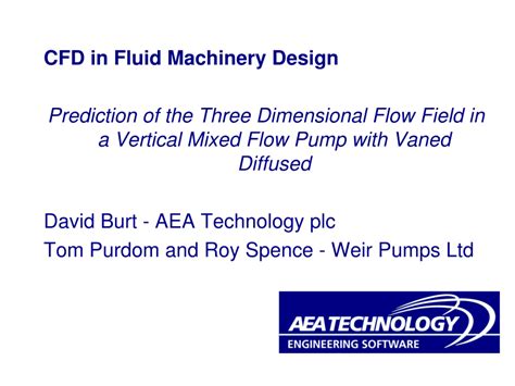 Pdf Prediction Of The Three Dimensional Flow Field In A Vertical