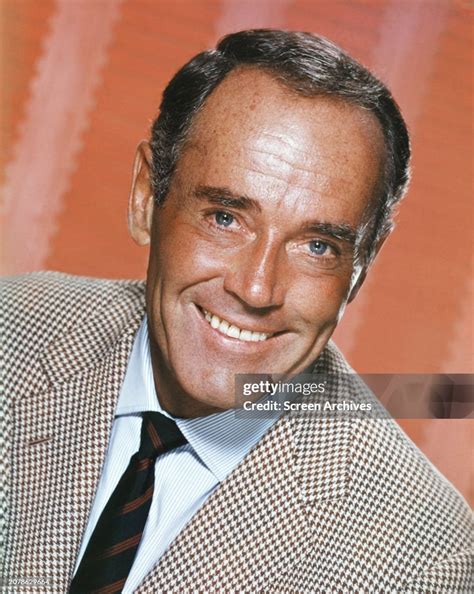 Henry Fonda Smiling Portrait Wearing Suit Circa 1960 News Photo