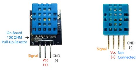 Wiring The Esp8266 12e With Dht11 Temperature Humidity Modules