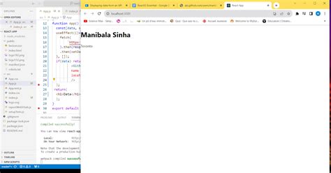Reactjs Displaying Data From An Api Chapter 10