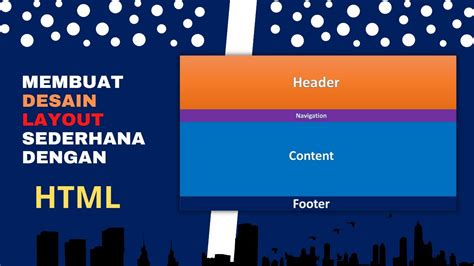 Membuat Desain Layout Sederhana Dengan Html Youtube