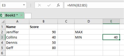 Excel Formula How To Use The Excel Min Function Excelchat