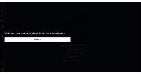 Vs Code How To Disable Visual Studio Code Auto Update