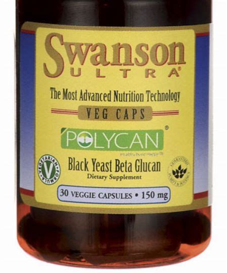 Beta Glucan Polycan Black Yeast Beta Glucan 150mg 30 Caps