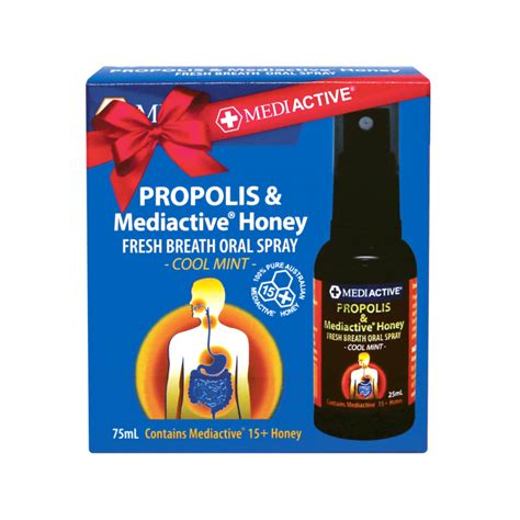 Mediactive Propolis Honey Spray Set Ml X Ea Au Range Candles Soap Skincare