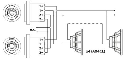 Axiom Ax4cl High Output Column Array Loudspeaker User Manual