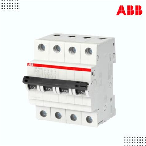 Abb 16a Four Pole Fp 4p C Curve Mcb 10ka Sb204 M C16 Sb204 M C 1sys274012r0164