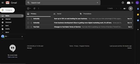How To Enable Dark Mode In Gmail In Desktop Browser H S Media