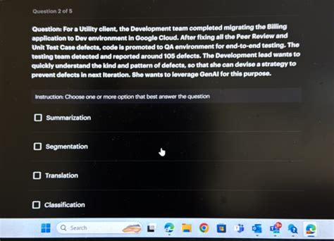 Question 2 Of 5 Question For A Utillty Cllent StudyX